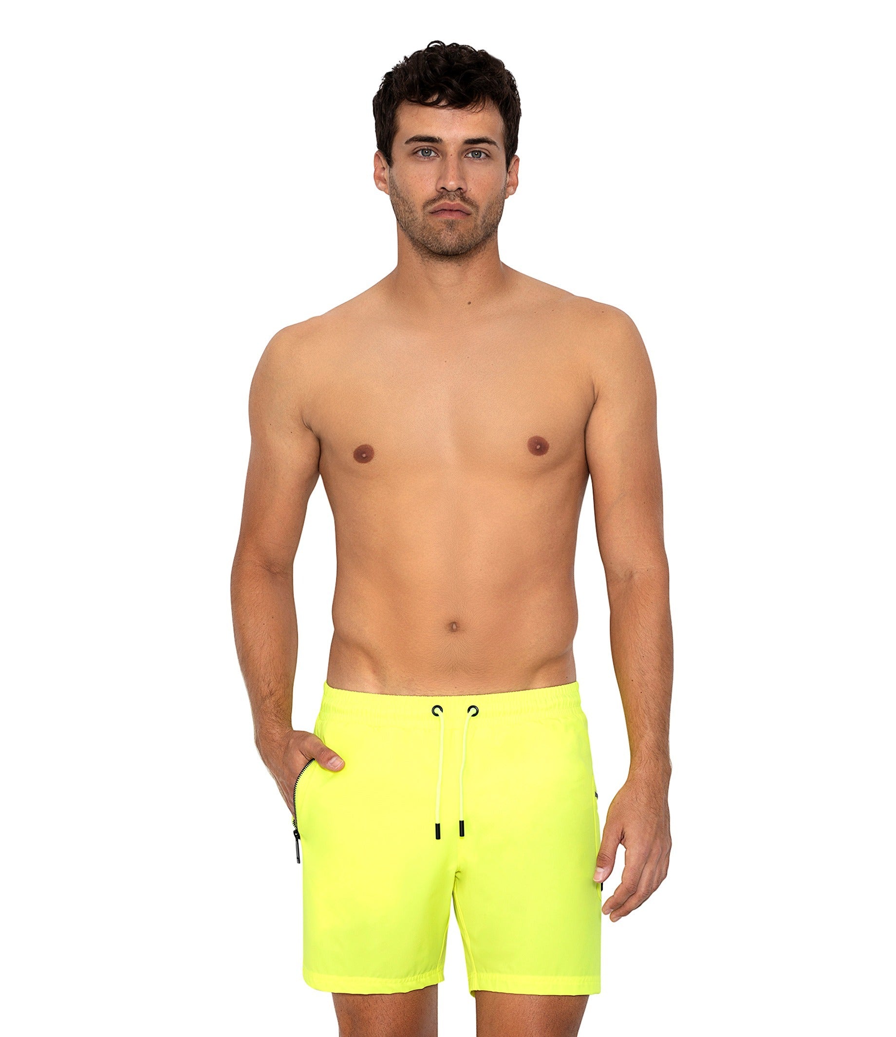 Bertigo Swimwear | Nepture Neon Yellow Swimsuit – Men Fashion