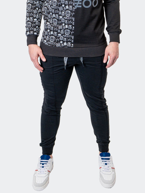Maceoo Stretch Athletic Wear | Jogger LightSpeed Black – Men Fashion