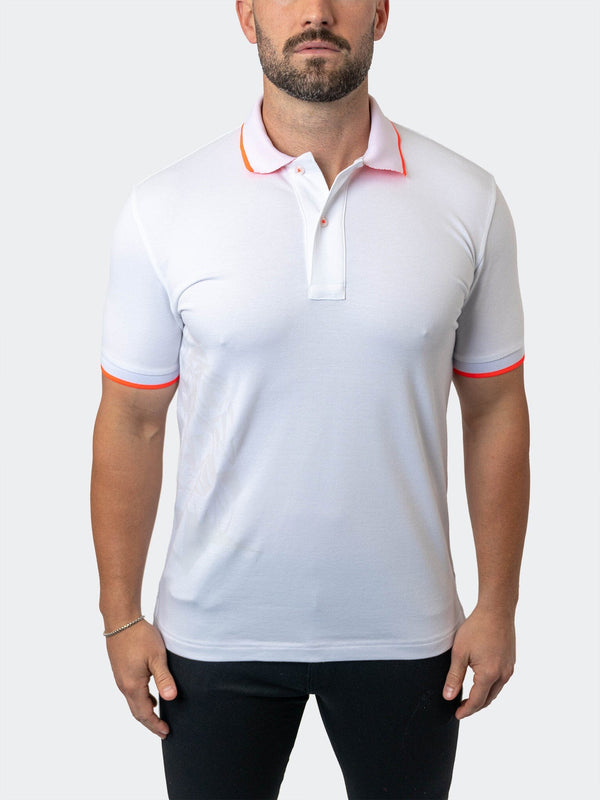 Maceoo Stretch Short-Sleeve Polos | Polo TipTokyo White – Men Fashion