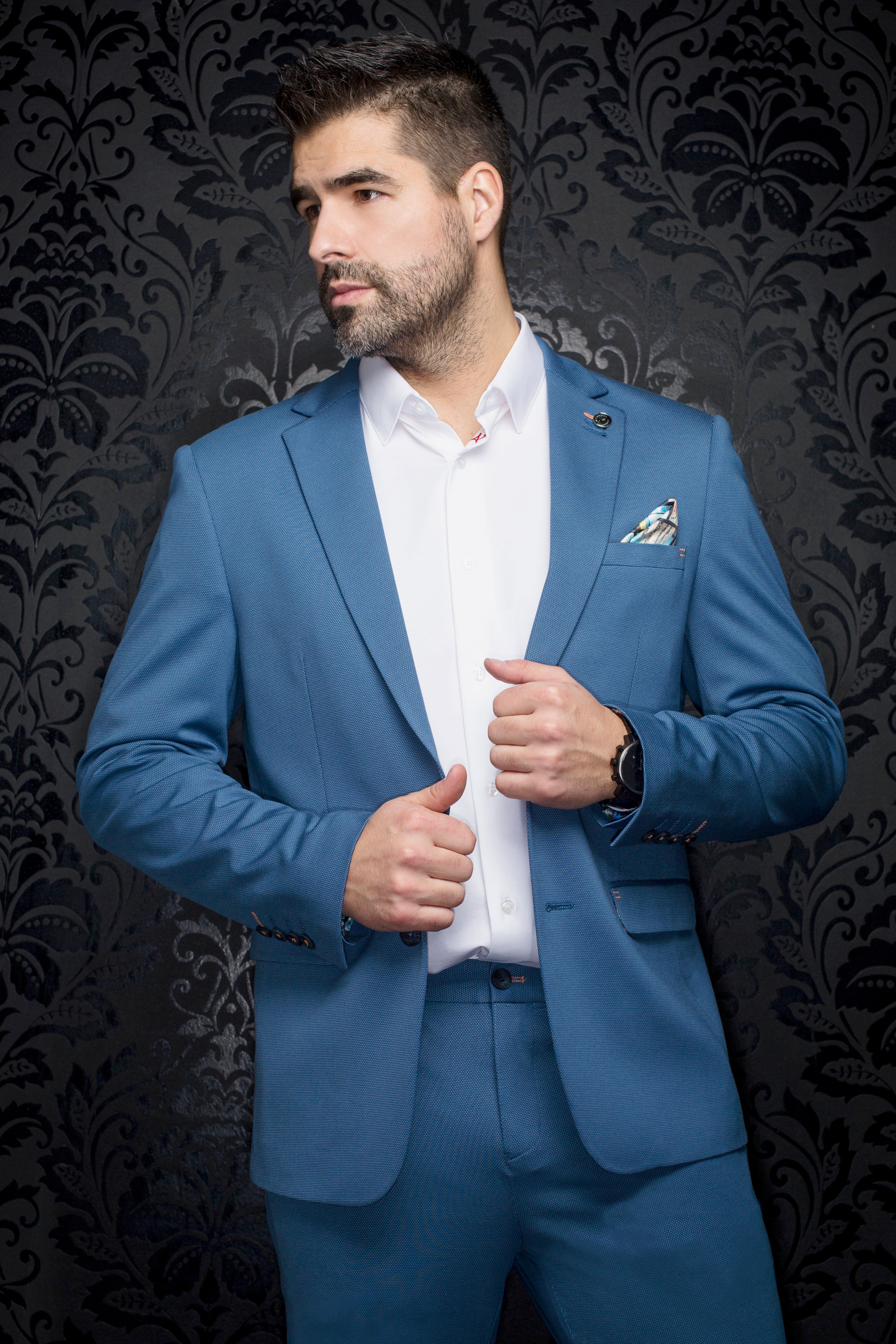 Au Noir Stretch Blazer | Ryan Denim – Men Fashion